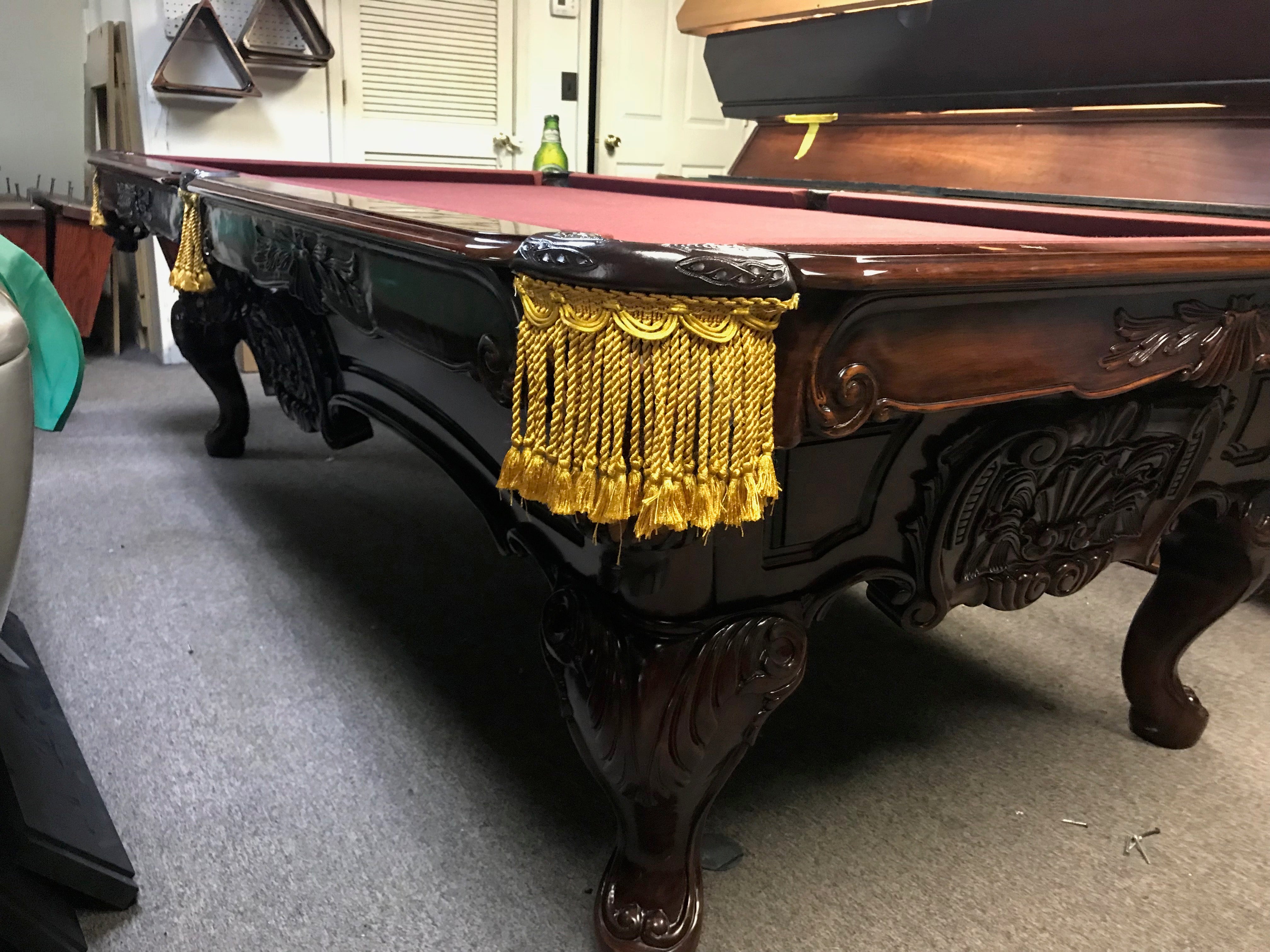 (SOLD) Used 9' Charles A Porter Renaissance Pool Table – coolpooltables.com