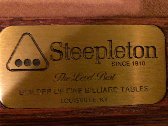 (SOLD) Used 8' Steepleton Pool Table (Consignment) – coolpooltables.com