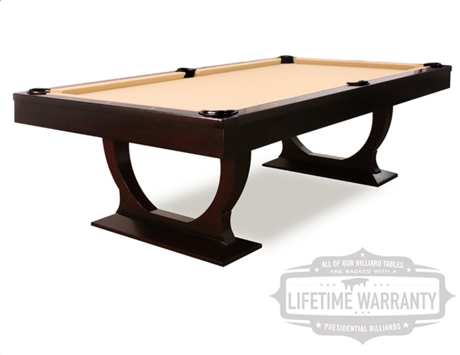 Presidential Ashbury Pool Table with Optional Dining Top ...