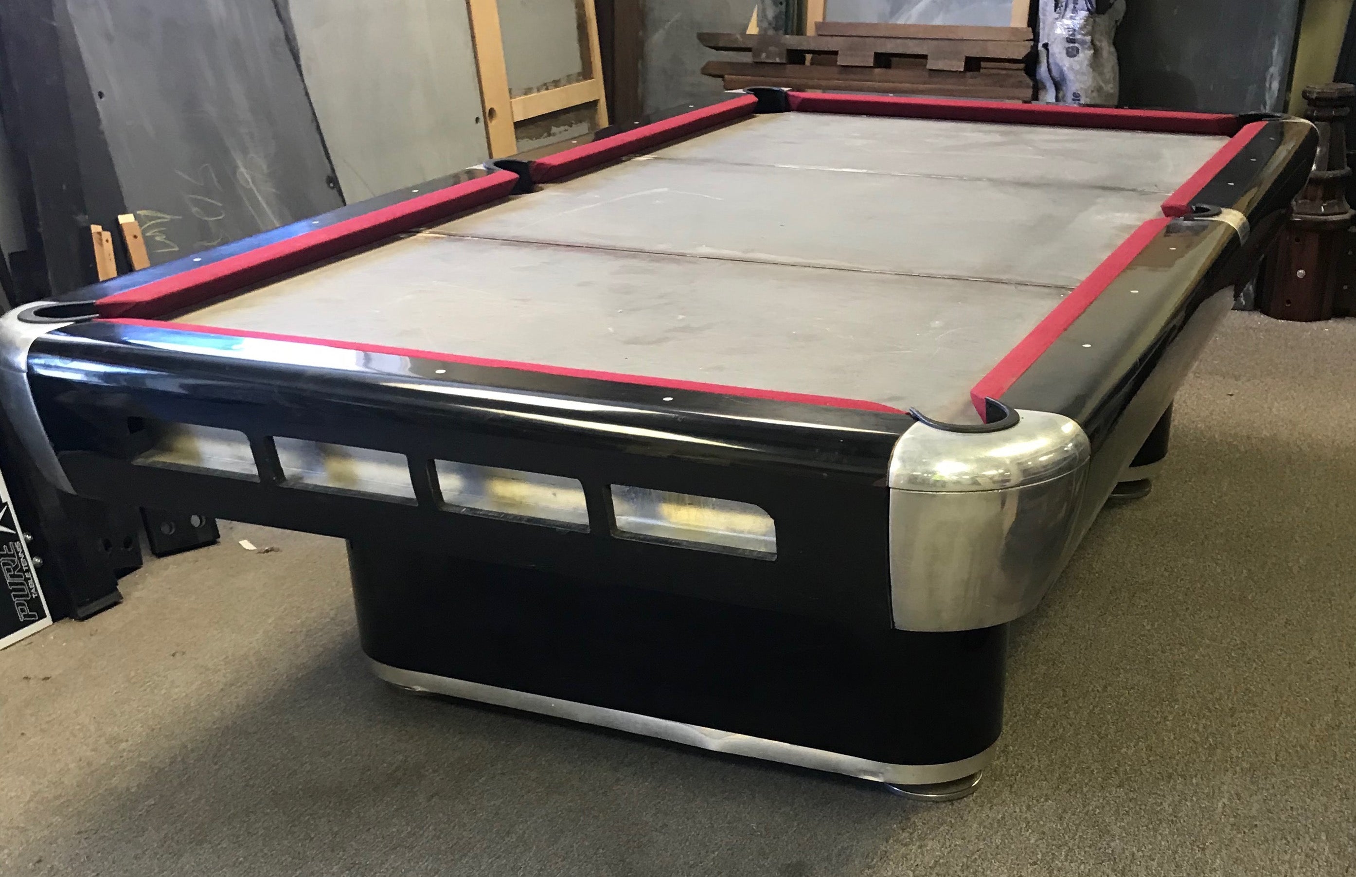(SOLD) Used 9' Top Line Pool table vintage (1950's?) – coolpooltables.com