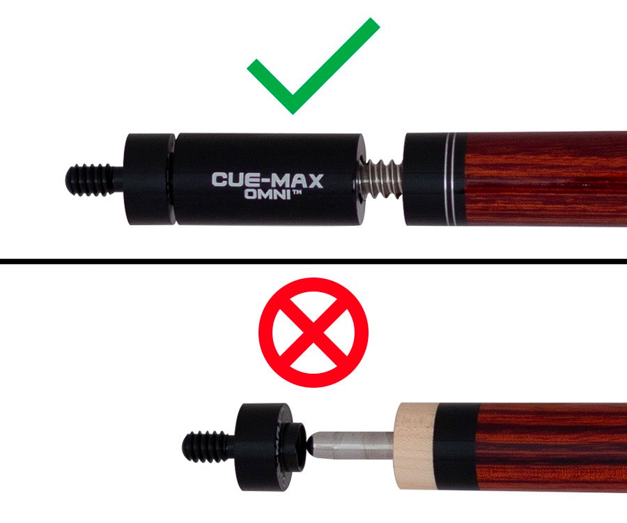 Cue-Max CMAX-MINI-5/16x14-AL Mini 5/16x14 Pool Stick Adapter ...