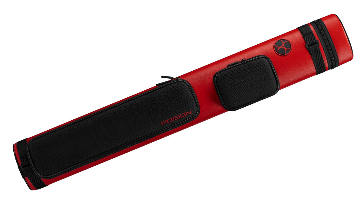 Poison Armor ARM3 2Bx4S Red Hard Billiards Pool Cue Stick Case ...