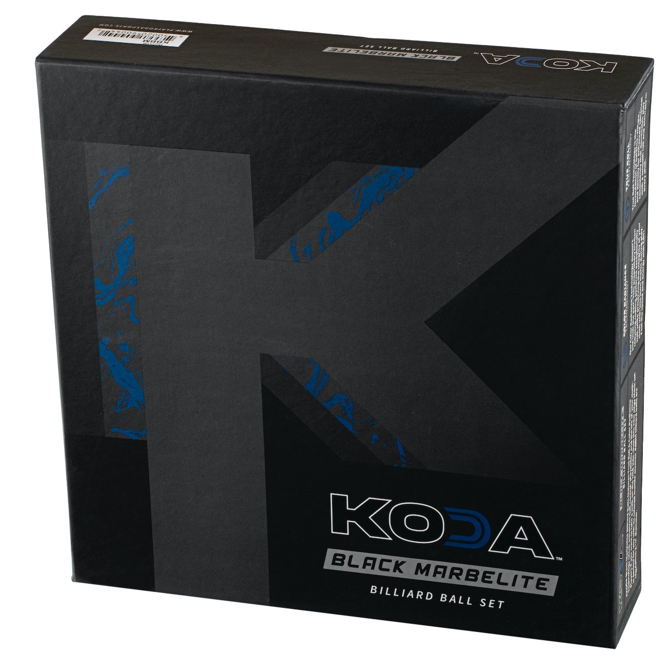 Koda Black Marbelite Pool Balls Set – coolpooltables.com