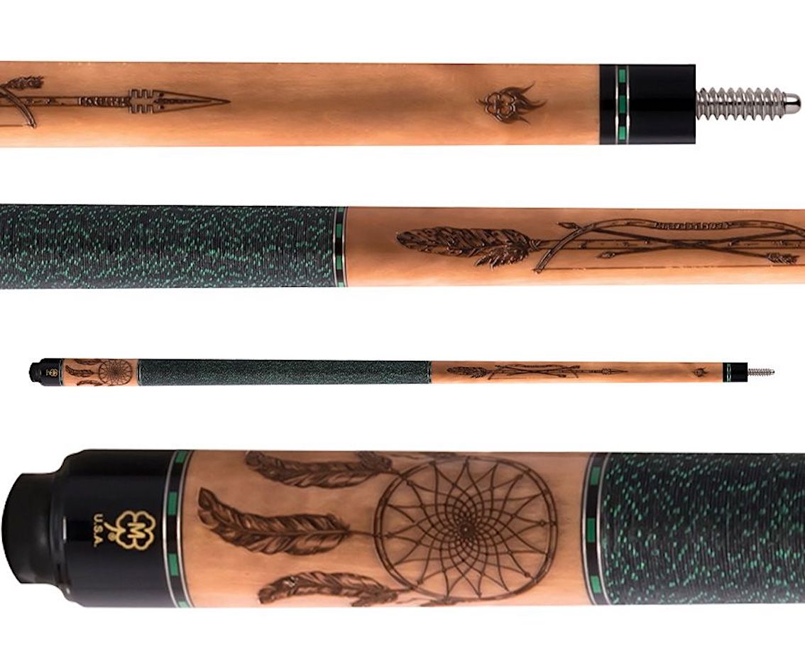 McDermott G337 Wildfire Series Dreamcatcher Pool Cue – coolpooltables.com