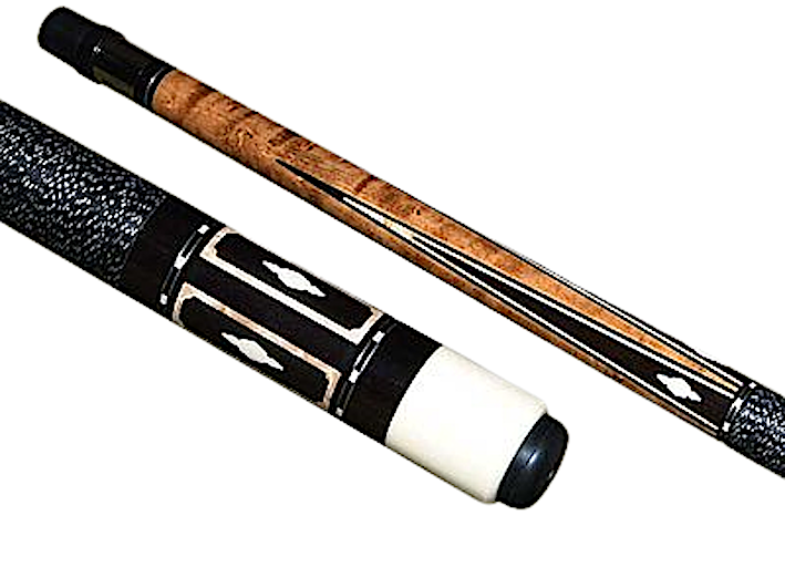 Schon STL9 Two-Piece Birdseye Maple/Ebony Pool Cue Stick ...
